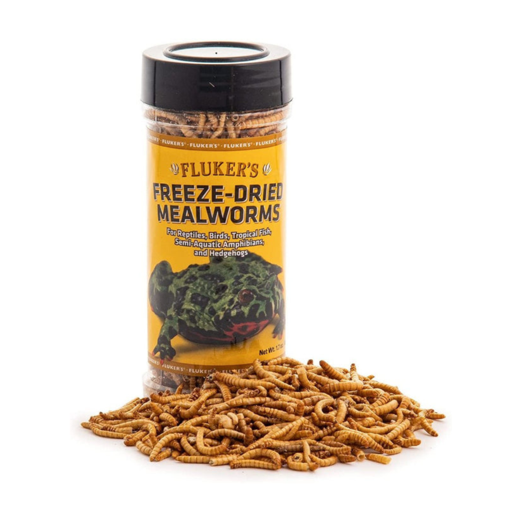 Flukers Freeze-Dried Mealworms for Reptiles, Birds, Tropical Fish, Amp ...