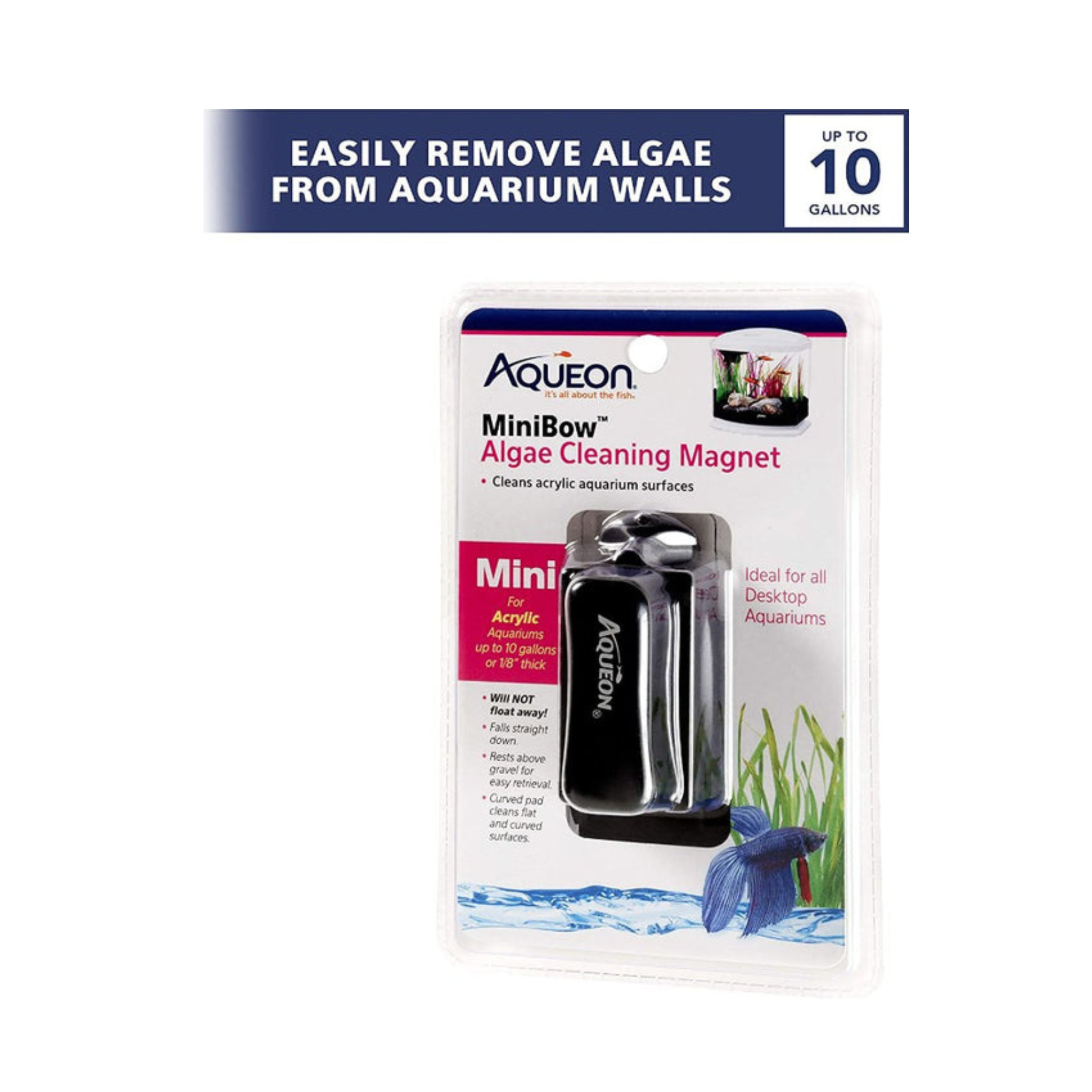 Aqueon Algae Cleaning Magnet MiniBow – Sigma Paws